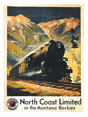 Northern Pacific Railroad Postcard Posters Inc Historic Posters